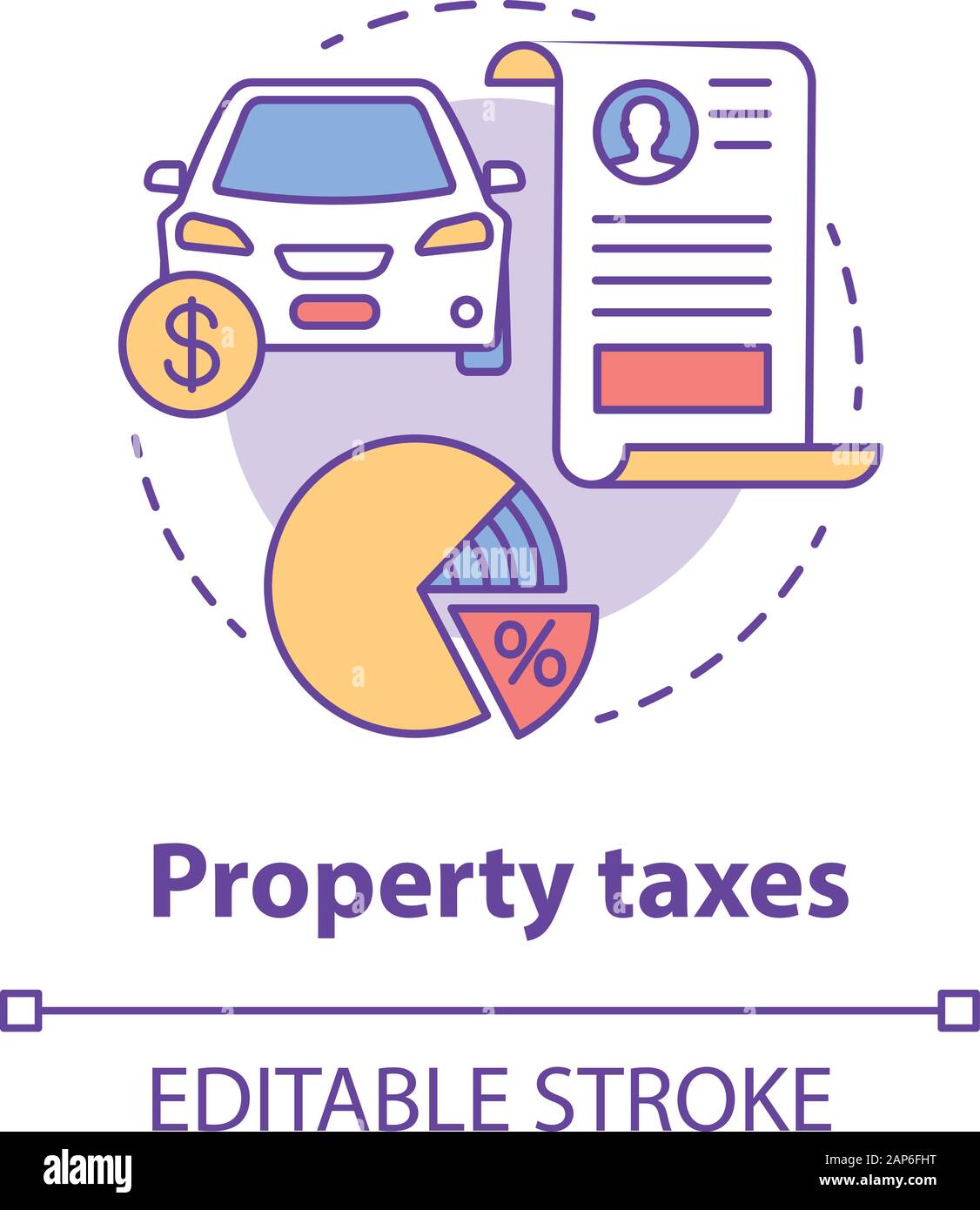 Automobile taxation Stock Vector Images - Alamy