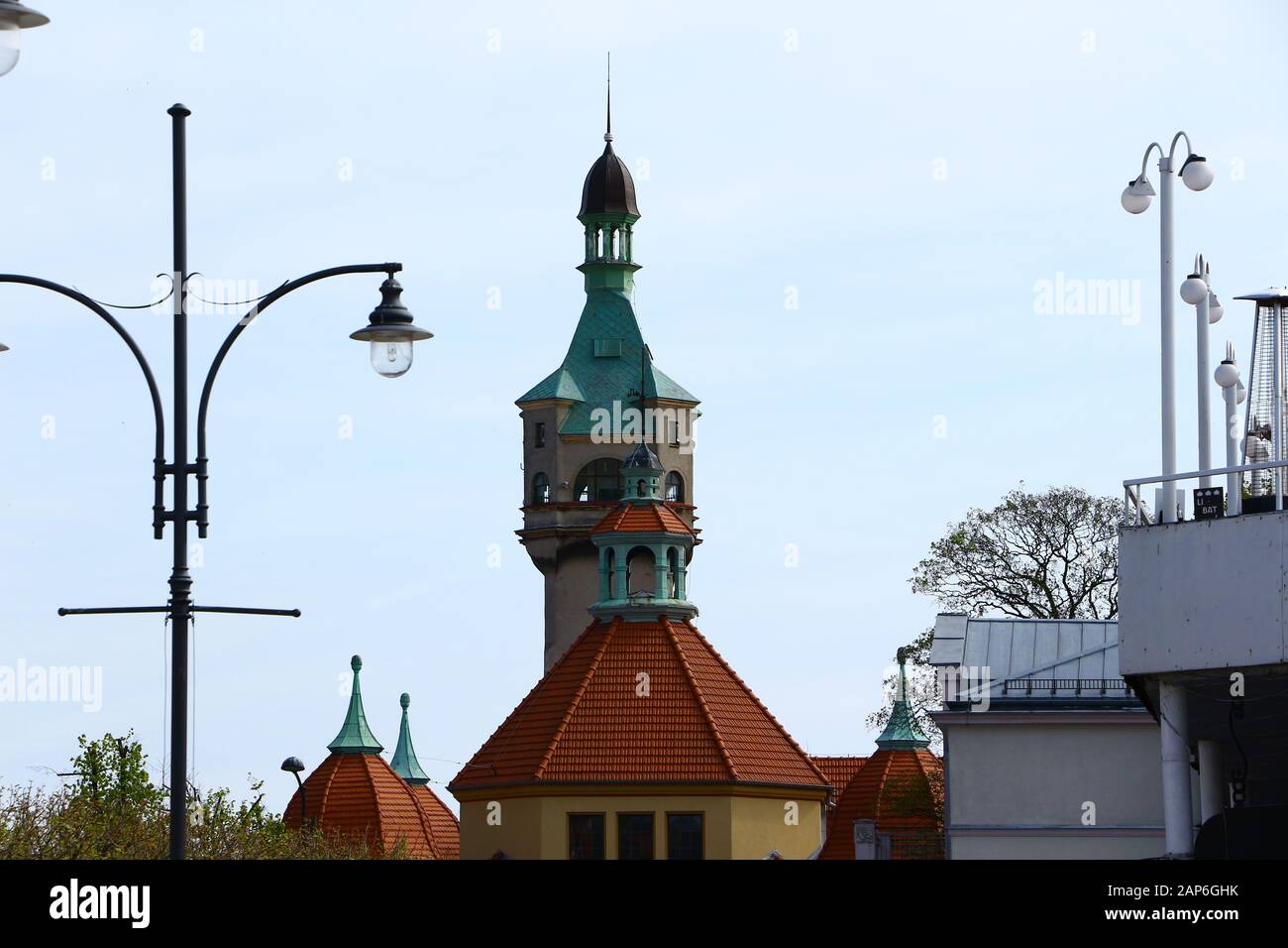 Historisches Gebäude im Ostseebad Sopot in Polen Stock Photo - Alamy