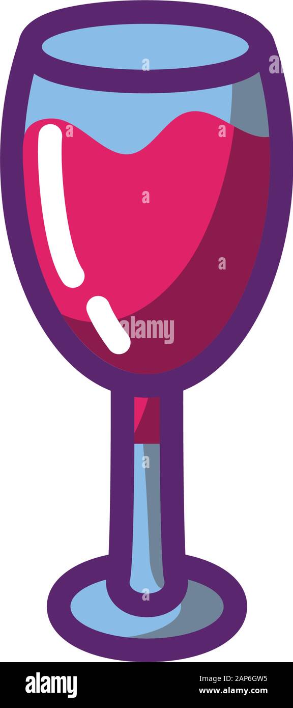 Wine cup design of Winery alcohol drink beverage restaurant celebration ...
