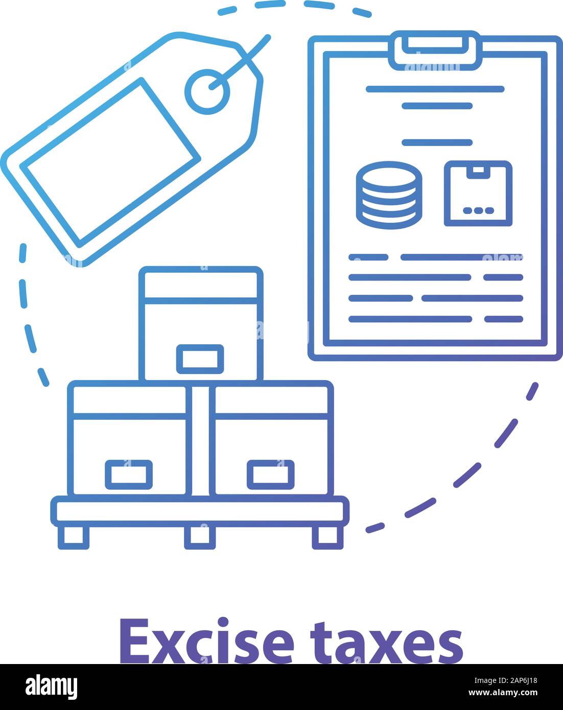 Tax on goods Stock Vector Images - Alamy