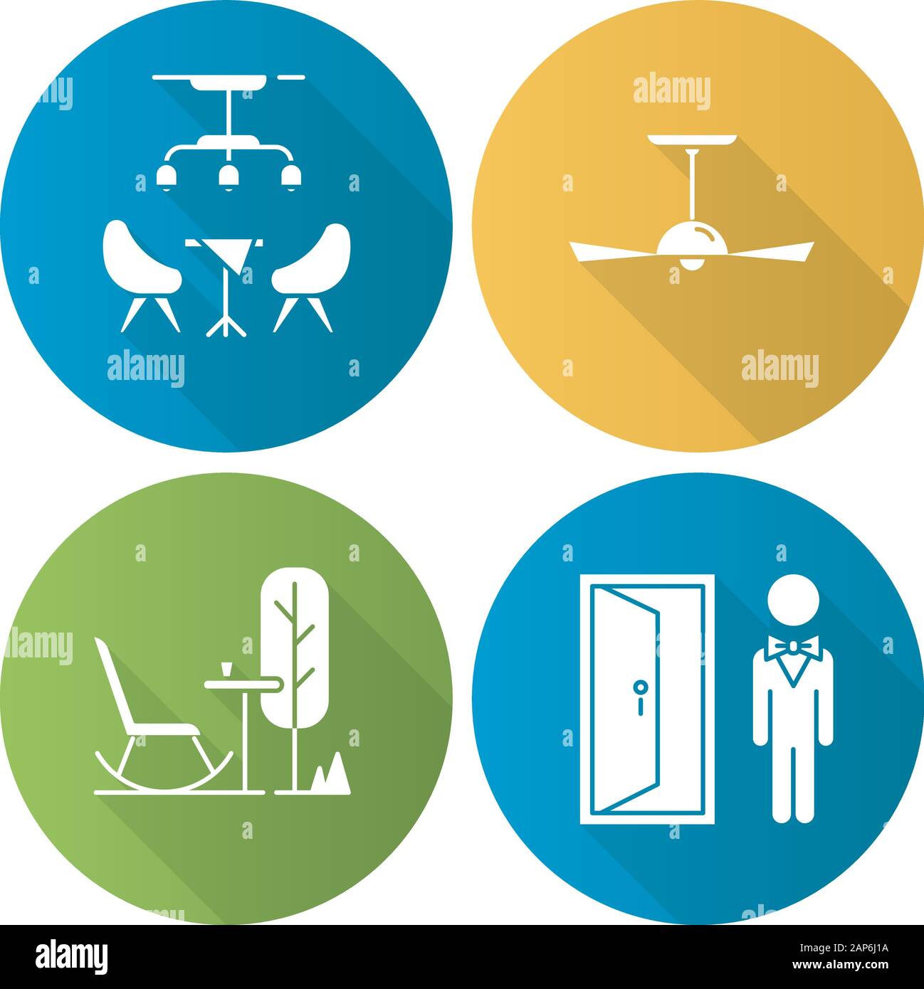 Ceiling fan lounge Stock Vector Images - Alamy