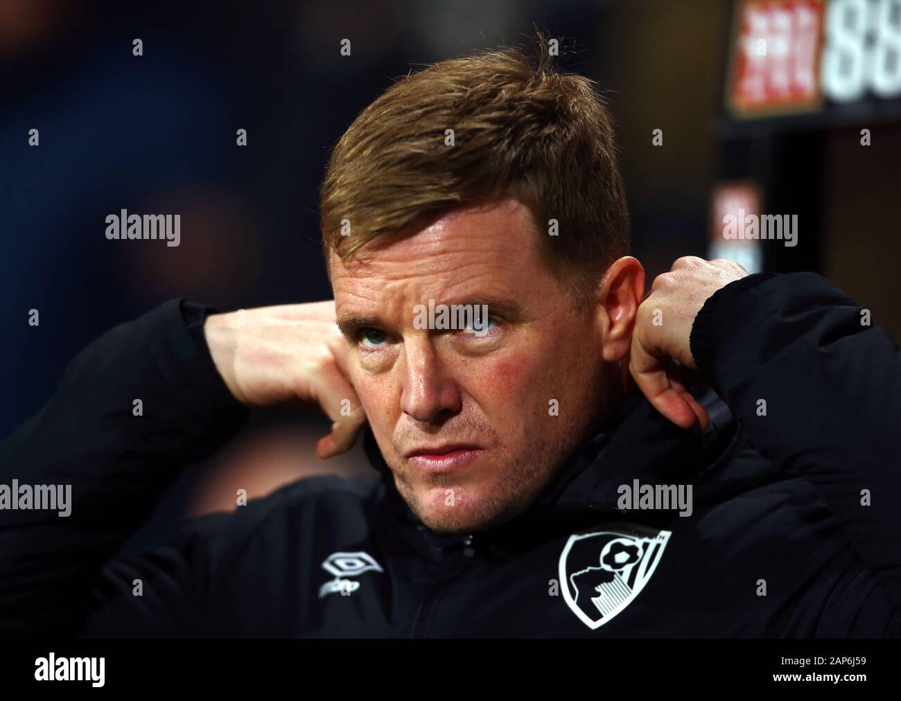 Bournemouth manager Eddie Howe during the Premier League match at the ...