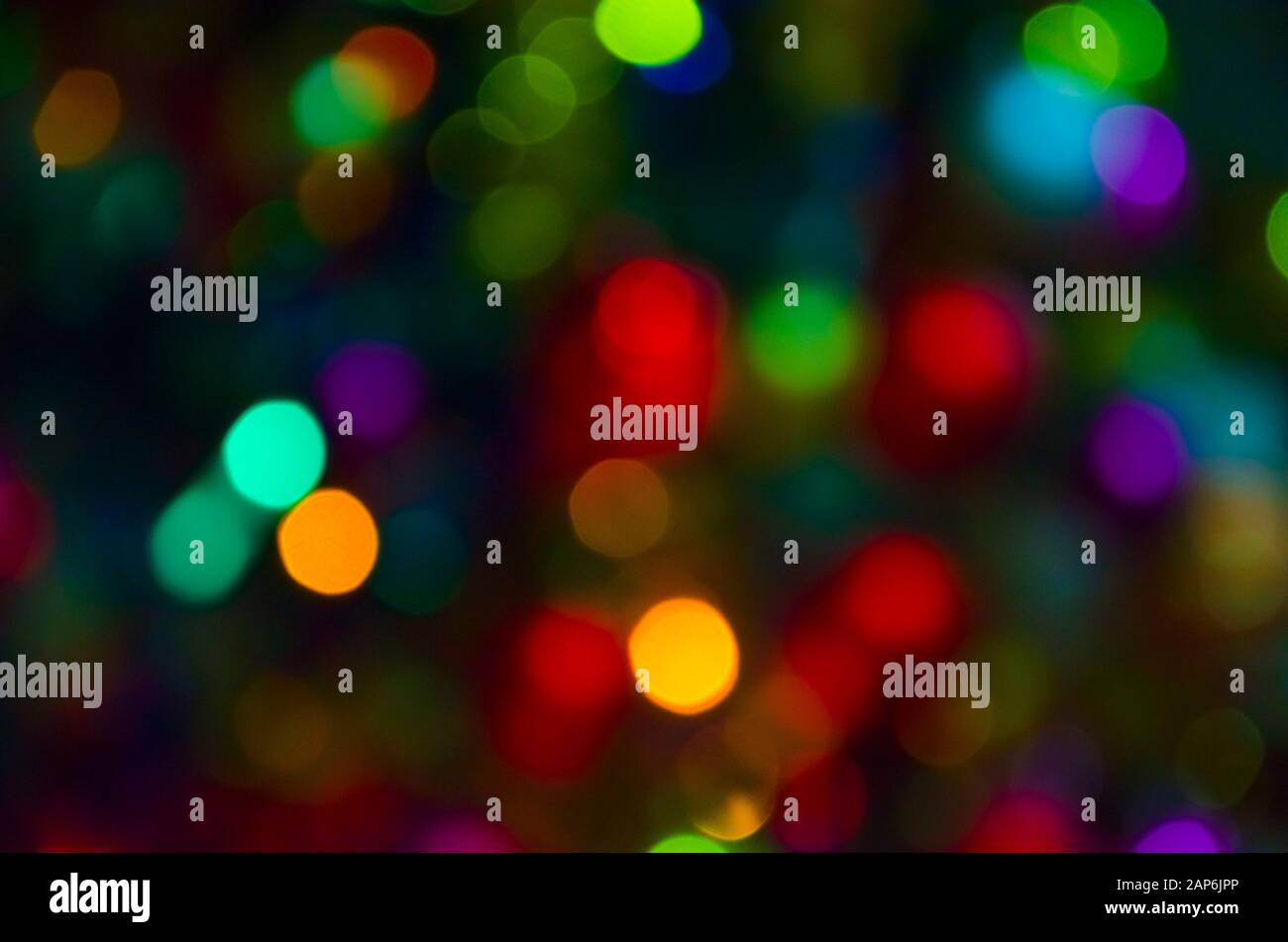 Colorful abstract background: varied colored lights out of focus Stock ...