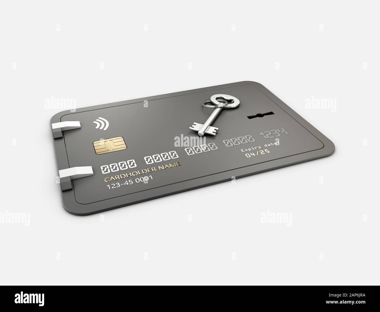 3d Rendering of Credit Card Protection, clipping path included Stock ...