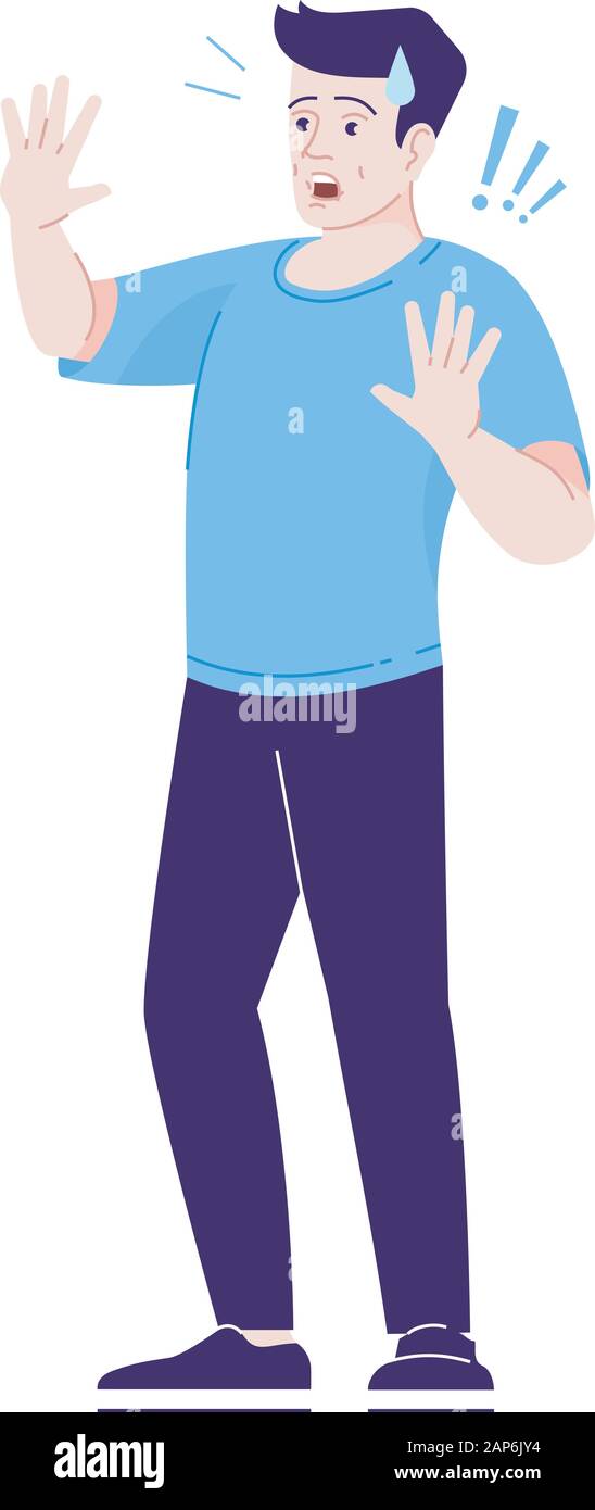 Scared Person Clip Art