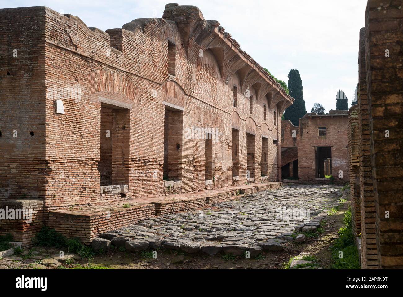 Roman insula ostia hi-res stock photography and images - Alamy
