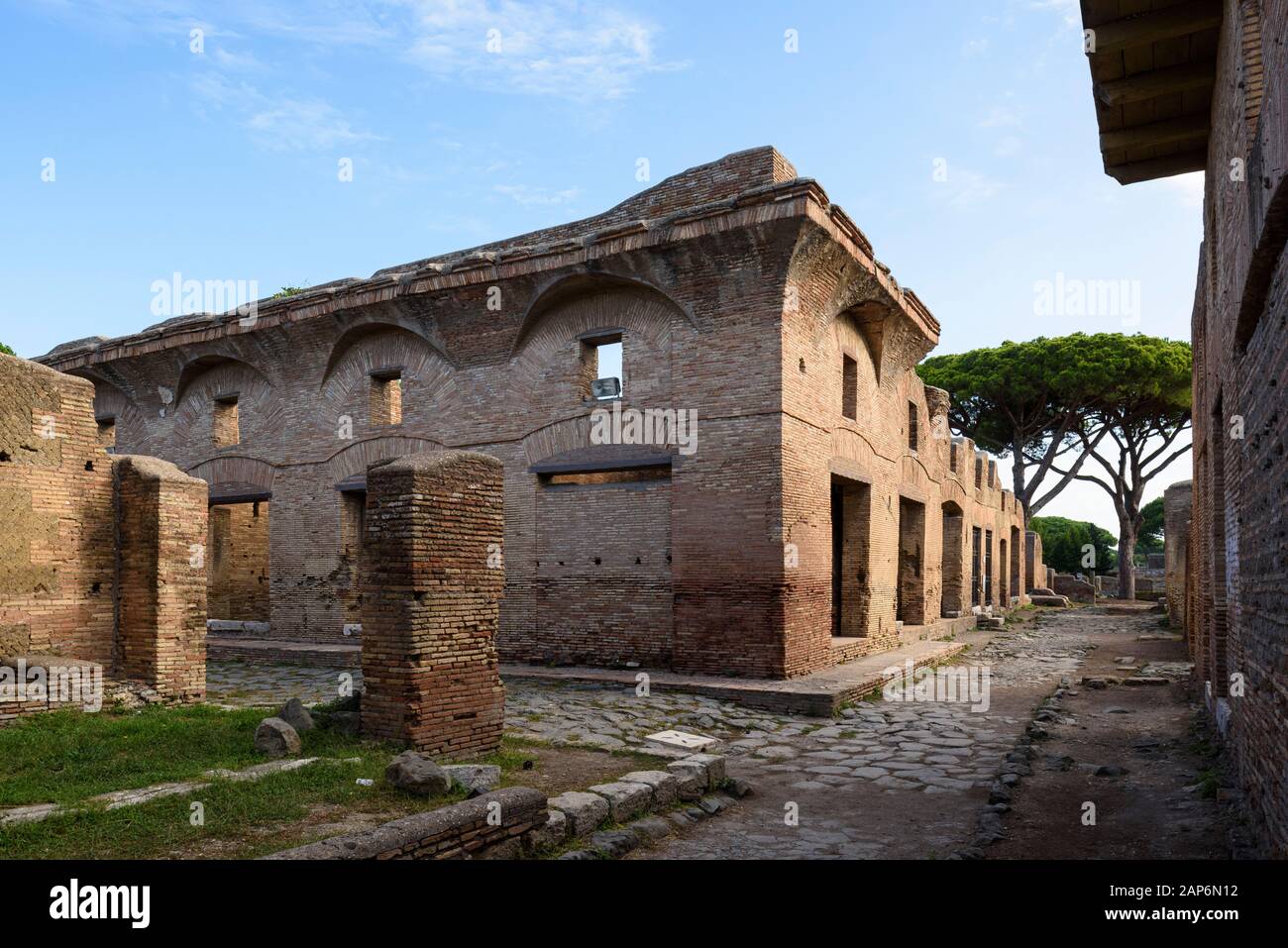 Rome. Italy. Ostia Antica. House of Diana (Caseggiato di Diana) from ...