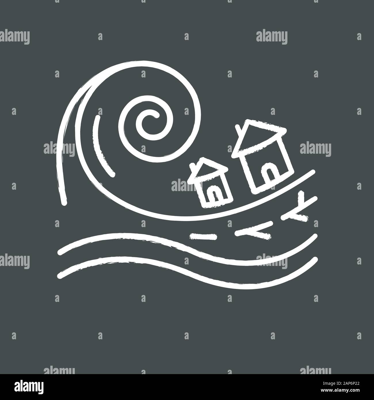 Tsunami drawing Black and White Stock Photos & Images - Alamy