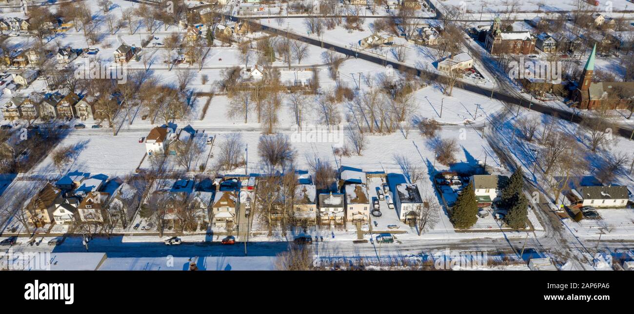 Detroit, Michigan - Huge sections of vacant land characterize many ...