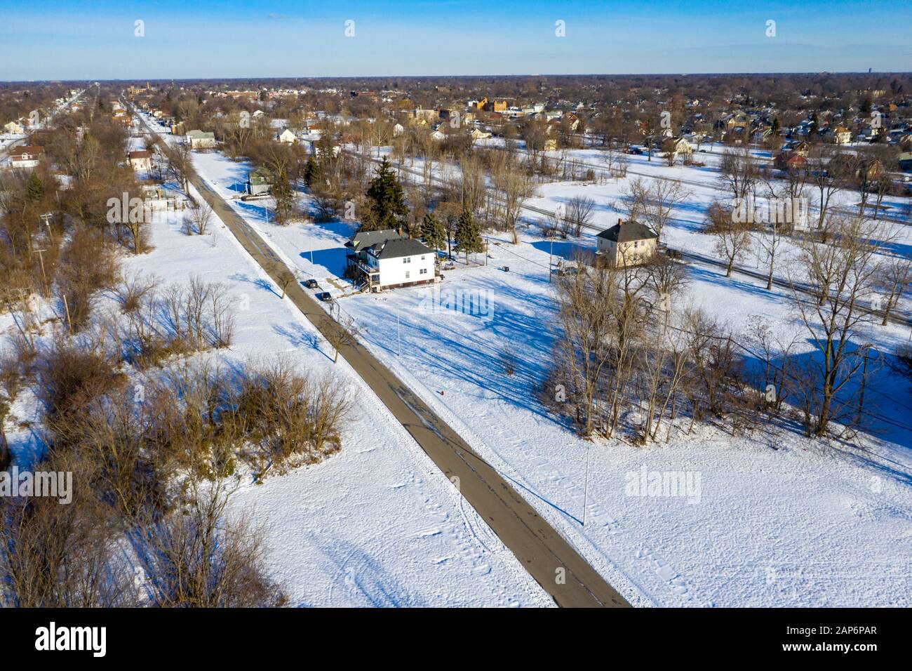 Detroit, Michigan - Huge sections of vacant land characterize many ...