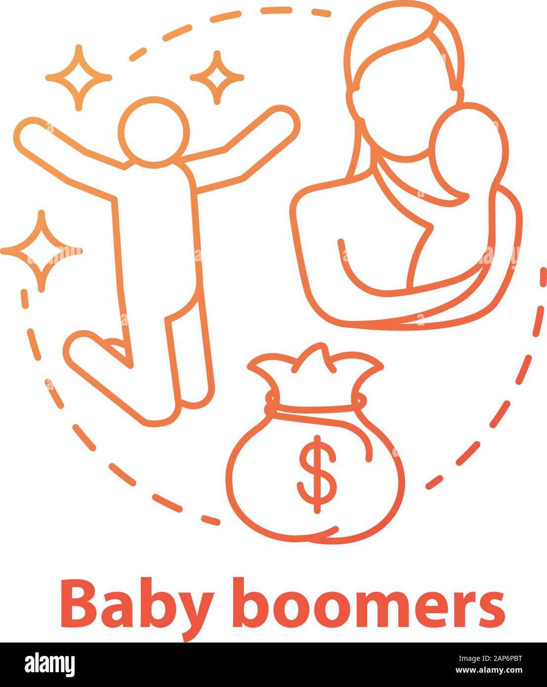 Baby boomers Stock Vector Images - Alamy