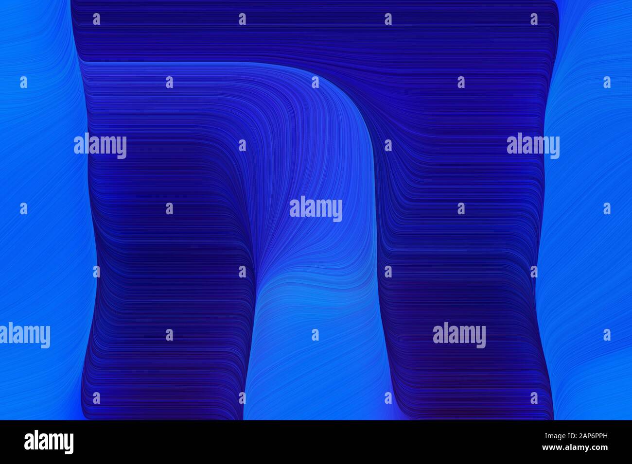 abstract clean and fluid background with strong blue, midnight blue and ...