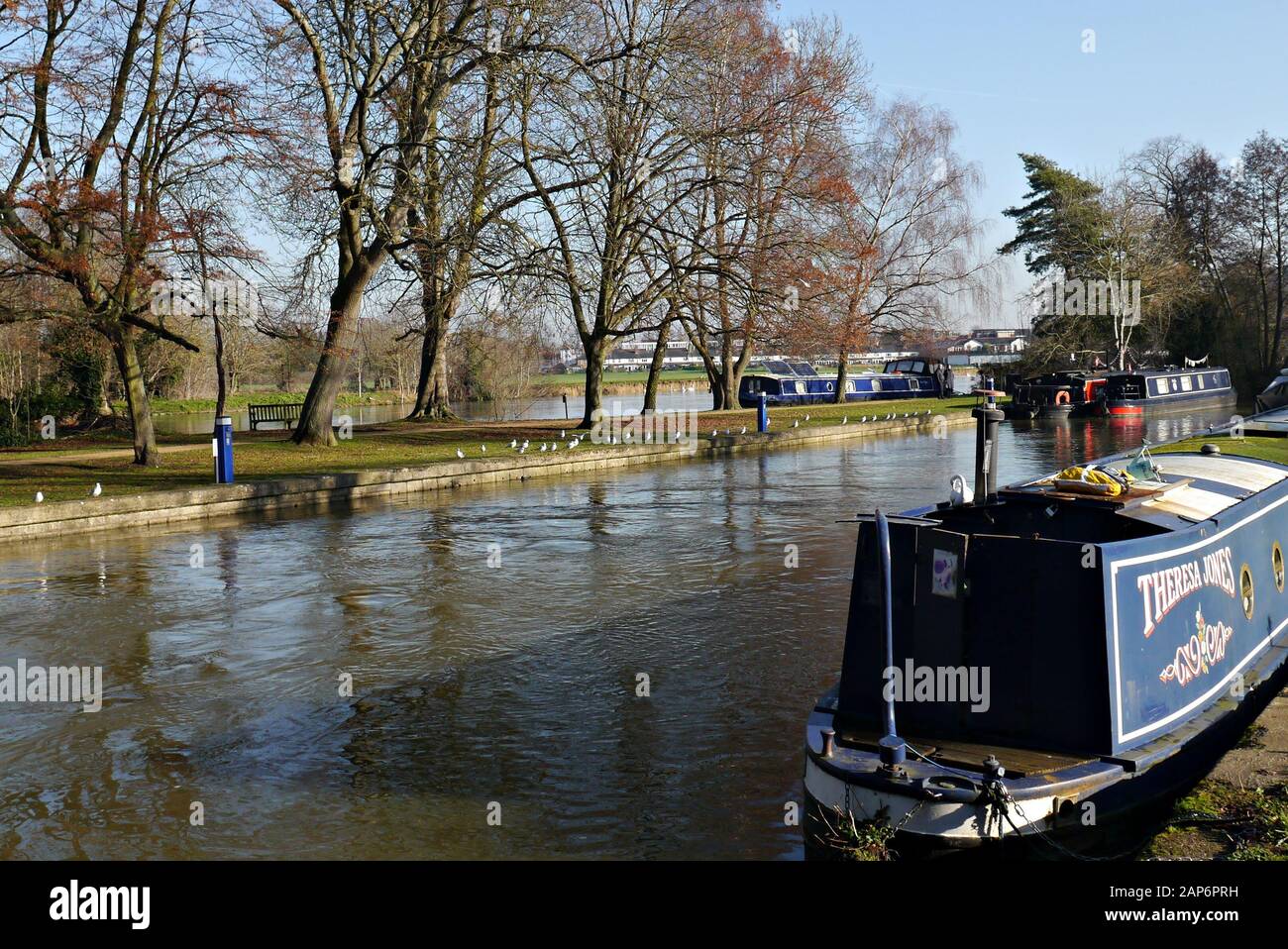 Windsor river narrowboat hi-res stock photography and images - Alamy
