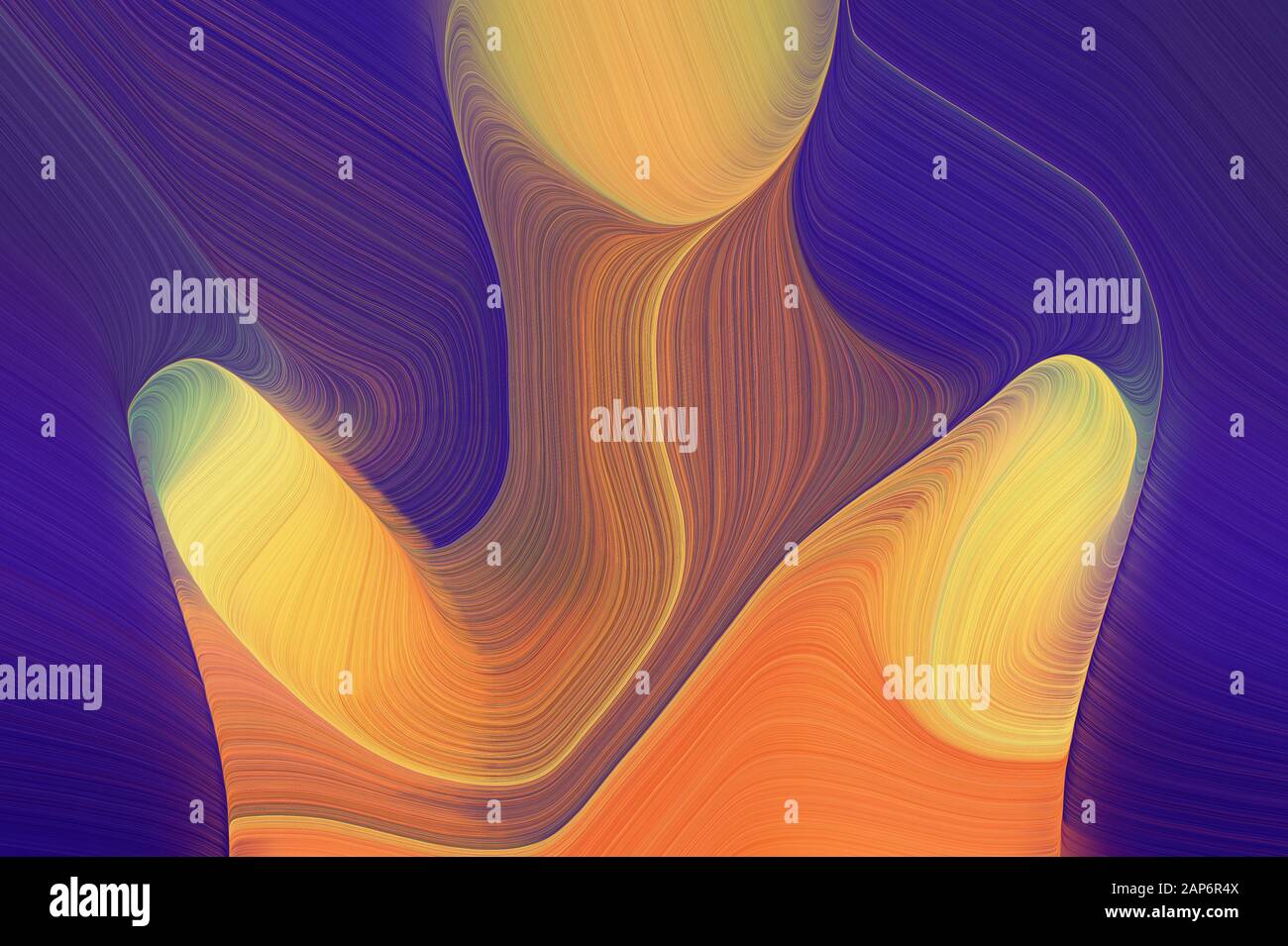 abstract clean and fluid wallpaper with dark slate blue, sandy brown ...