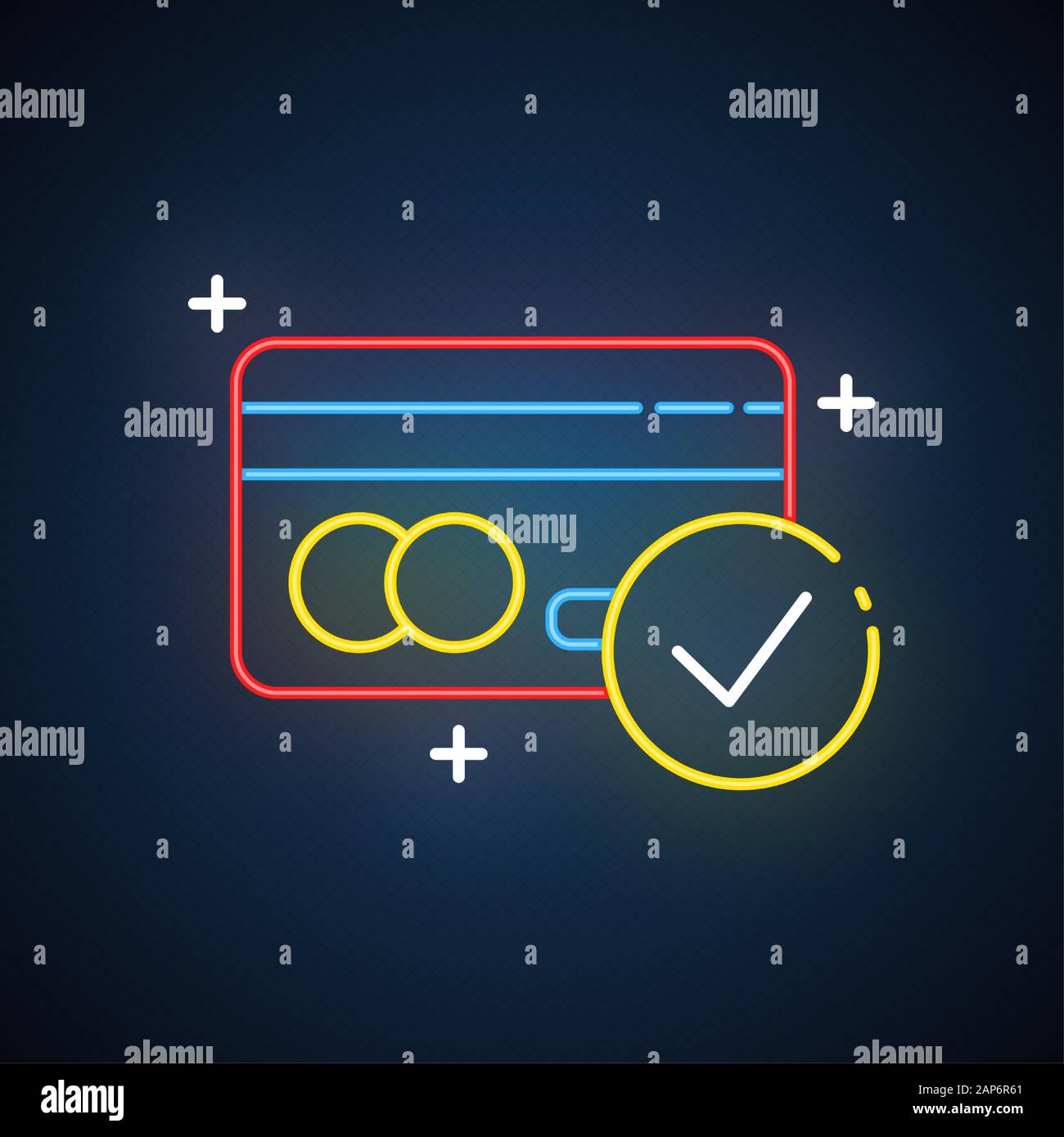 We accept card payments Stock Vector Images - Alamy