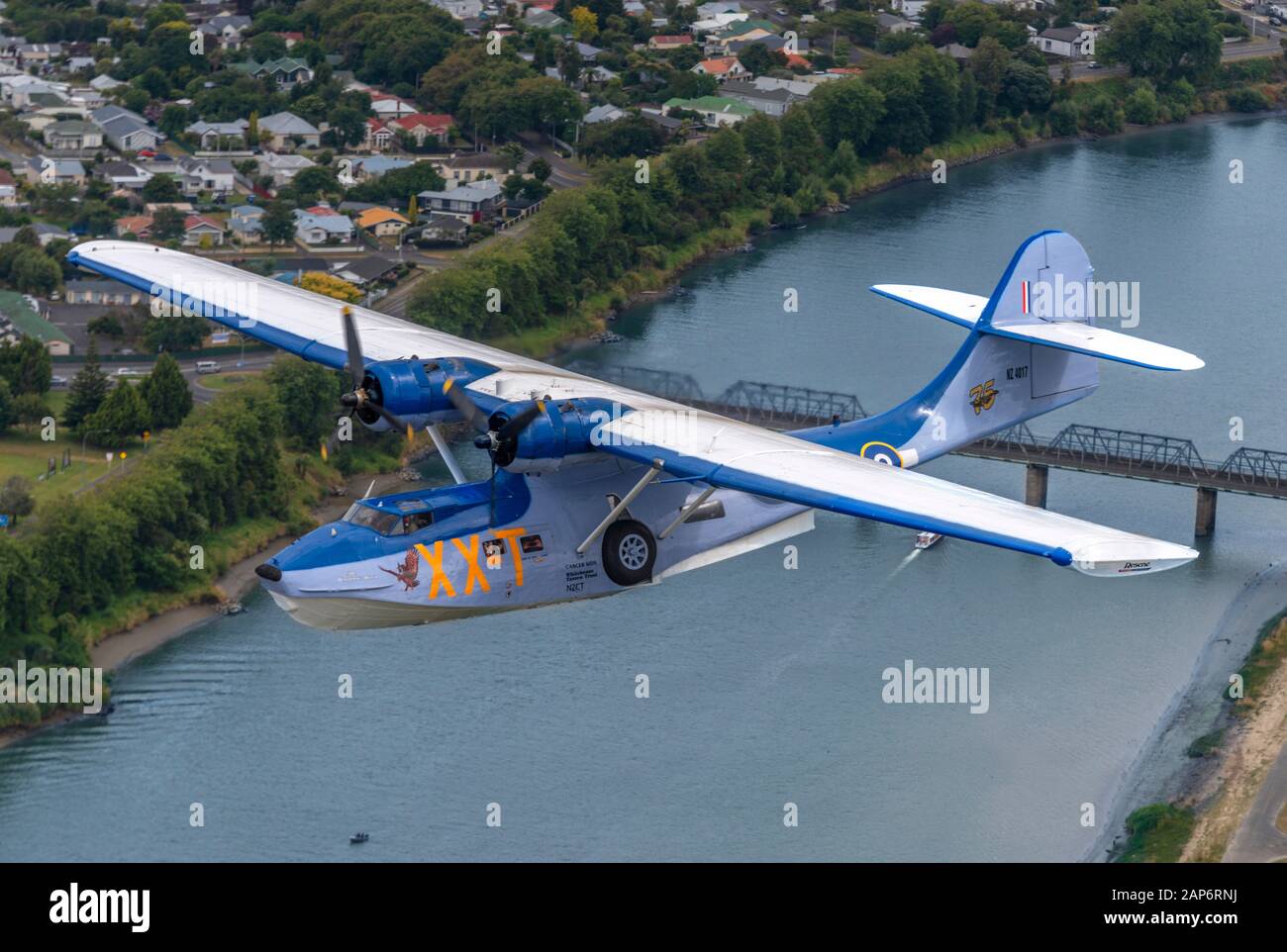 WWII Consolidated PBY-5A Catalina in New Zealand Air Force colours ...