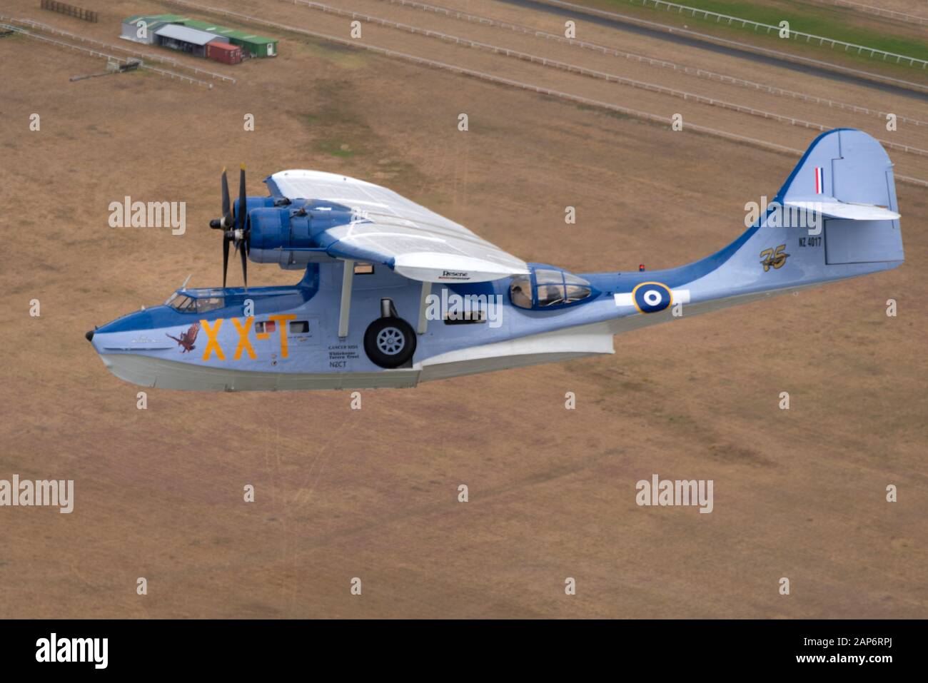 WWII Consolidated PBY-5A Catalina in New Zealand Air Force colours ...