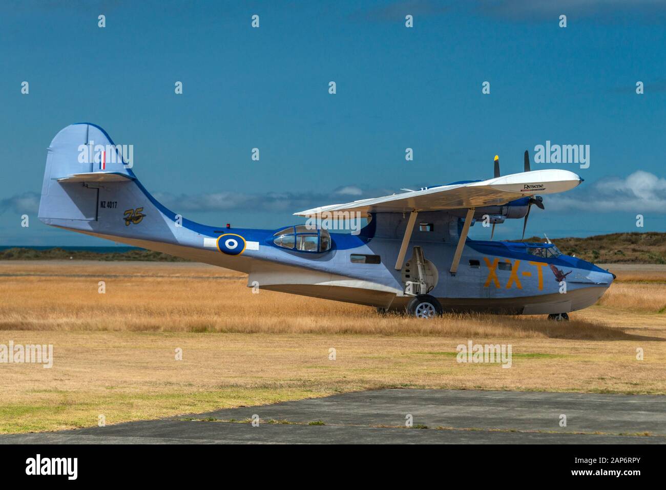 WWII Consolidated PBY-5A Catalina in New Zealand Air Force colours ...