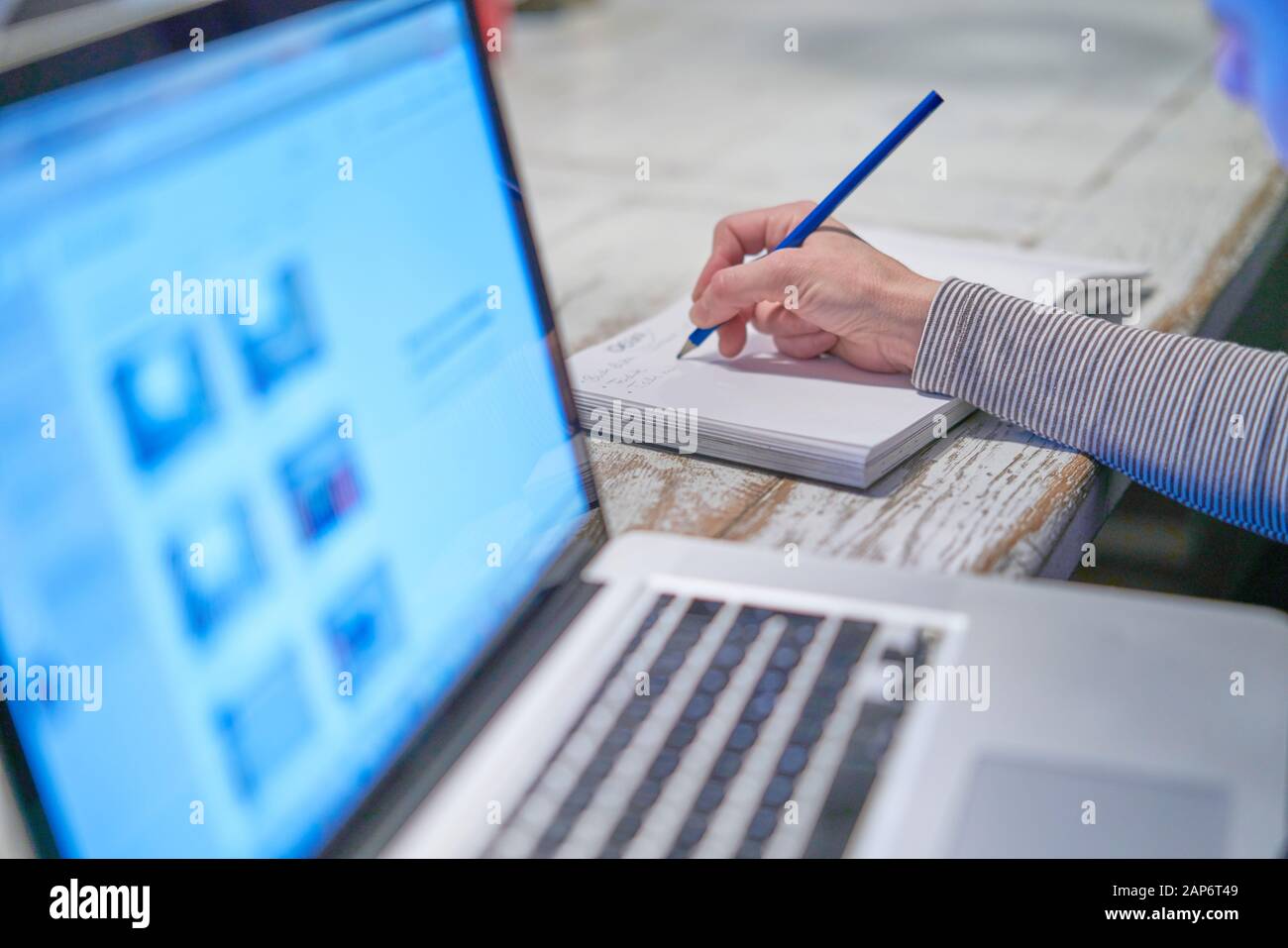 Pencil arm hi-res stock photography and images - Alamy