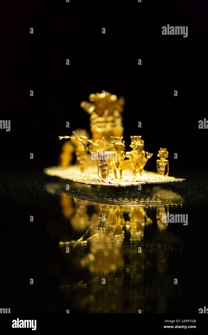 The Poporo Quimbaya Made of Gold (The Gold Museum, Bogotá, Colombia ...