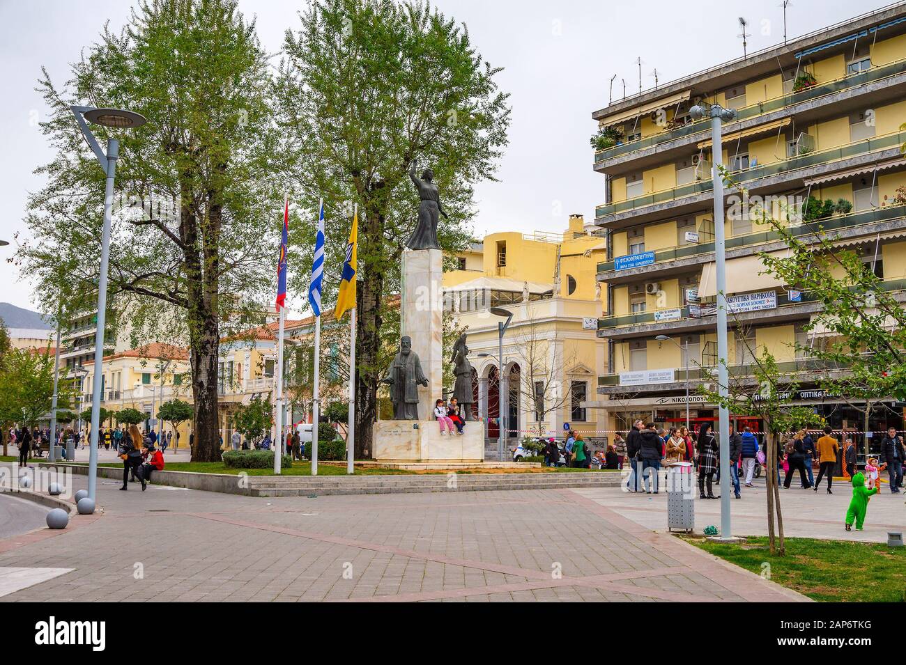 Scenics from parade during the Annual Carnival event in Kalamata ...