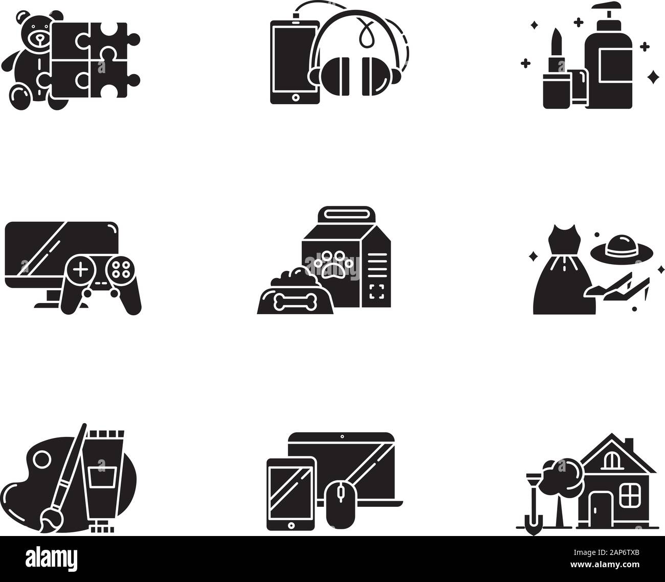 Online garden shopping Black and White Stock Photos & Images - Alamy