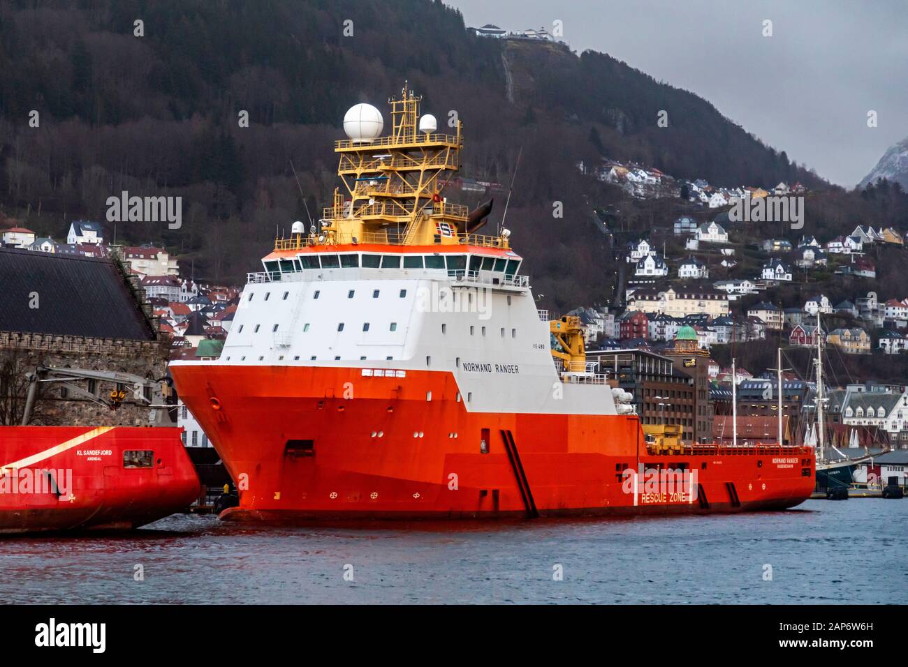 Offshore AHTS anchor handling tug supply vessel Normand Ranger at ...