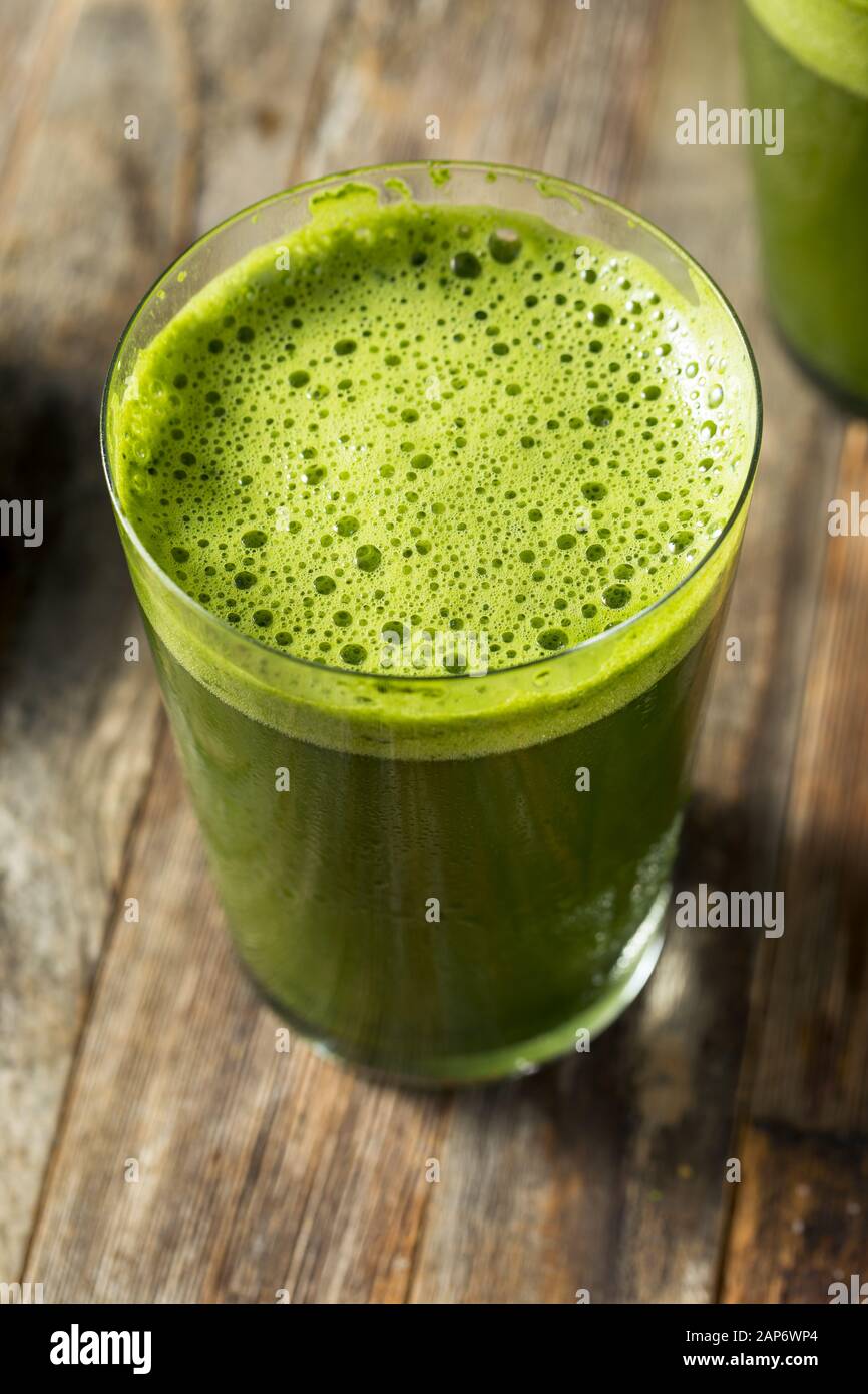 Homemade Green Matcha Beer in a Glass Stock Photo - Alamy