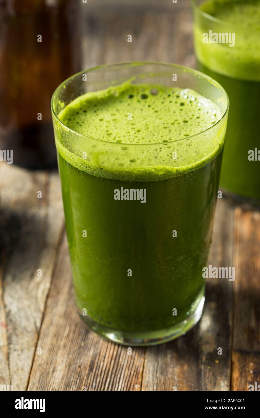 Homemade Green Matcha Beer in a Glass Stock Photo - Alamy