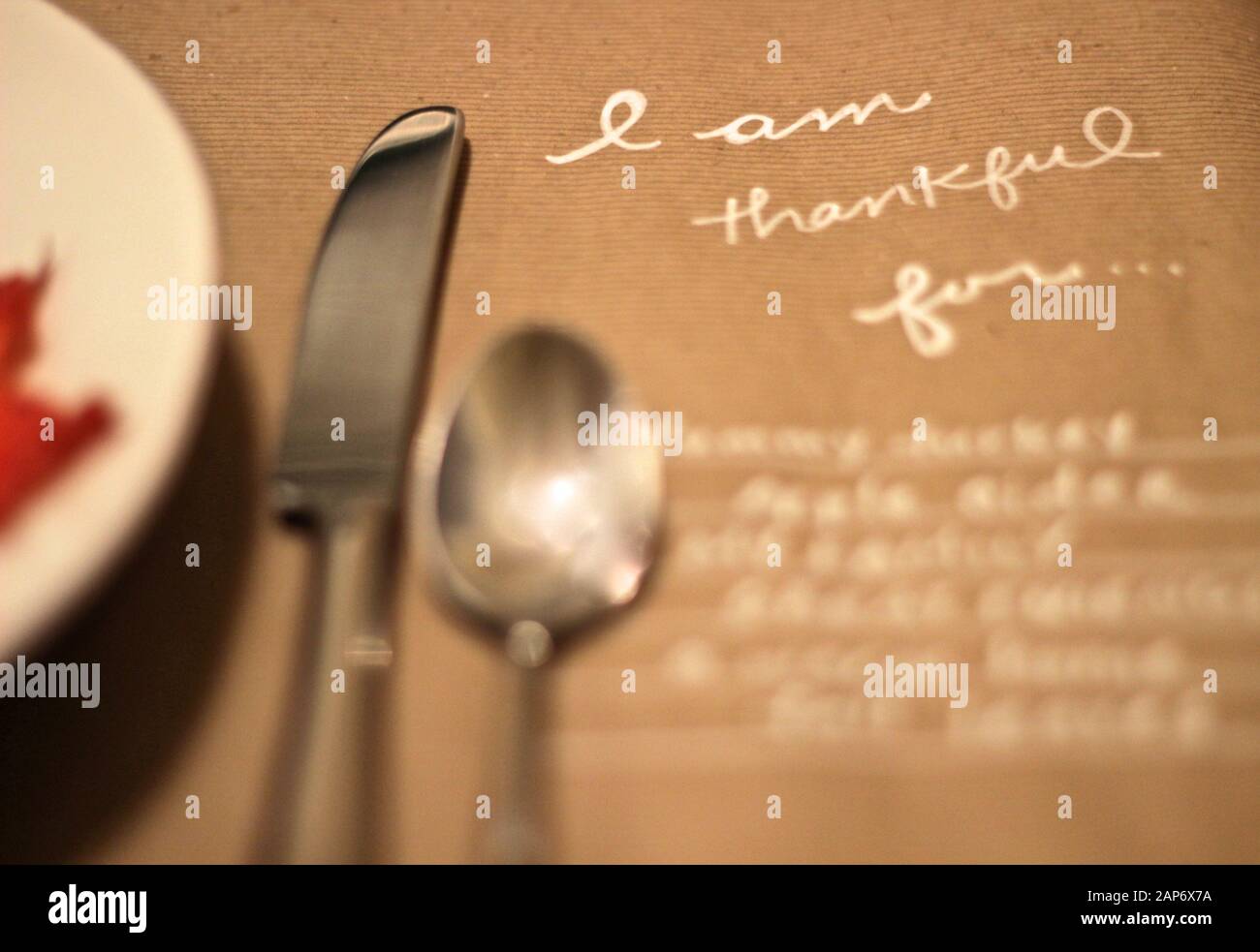 Thankful table hi-res stock photography and images - Alamy