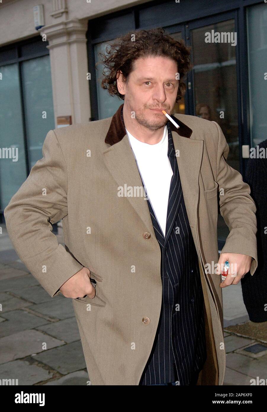 Celebrity chef Marco Pierre-White leaving the divorce courts in Holborn ...