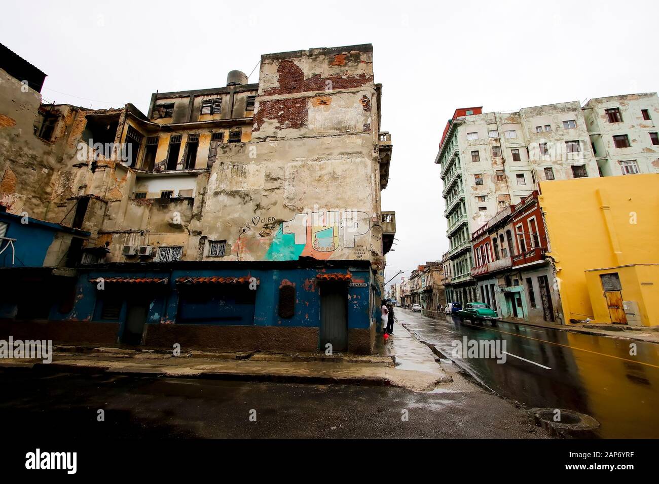 Caribbean Cuba Havana historic buildings Stock Photo - Alamy