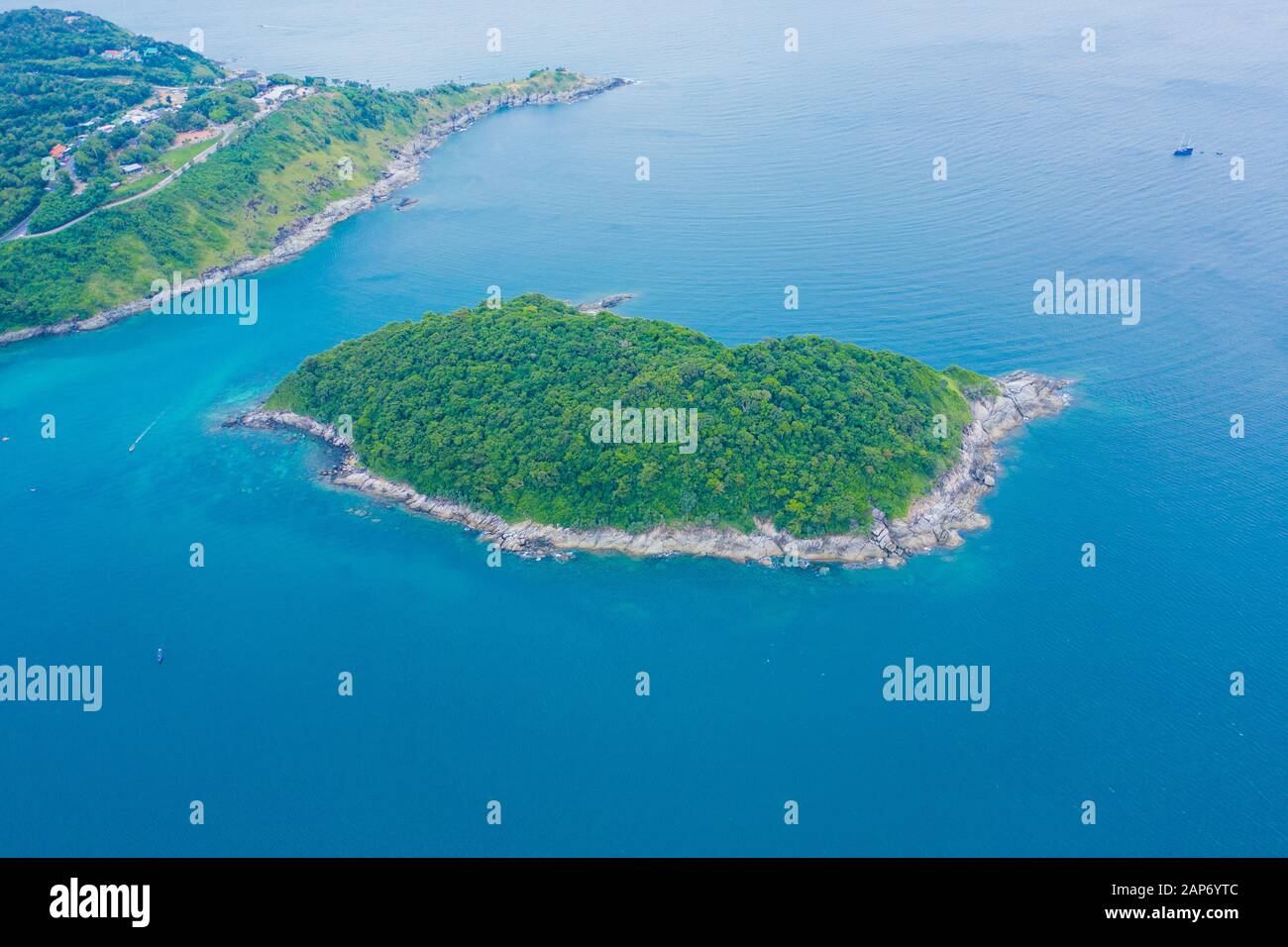 Aerial island view of Ko Man, Thailand Stock Photo - Alamy