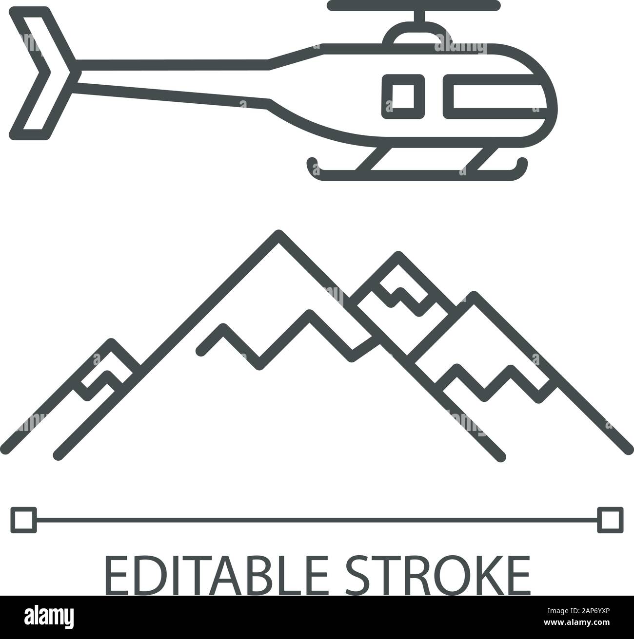 Heli alps Cut Out Stock Images & Pictures - Alamy