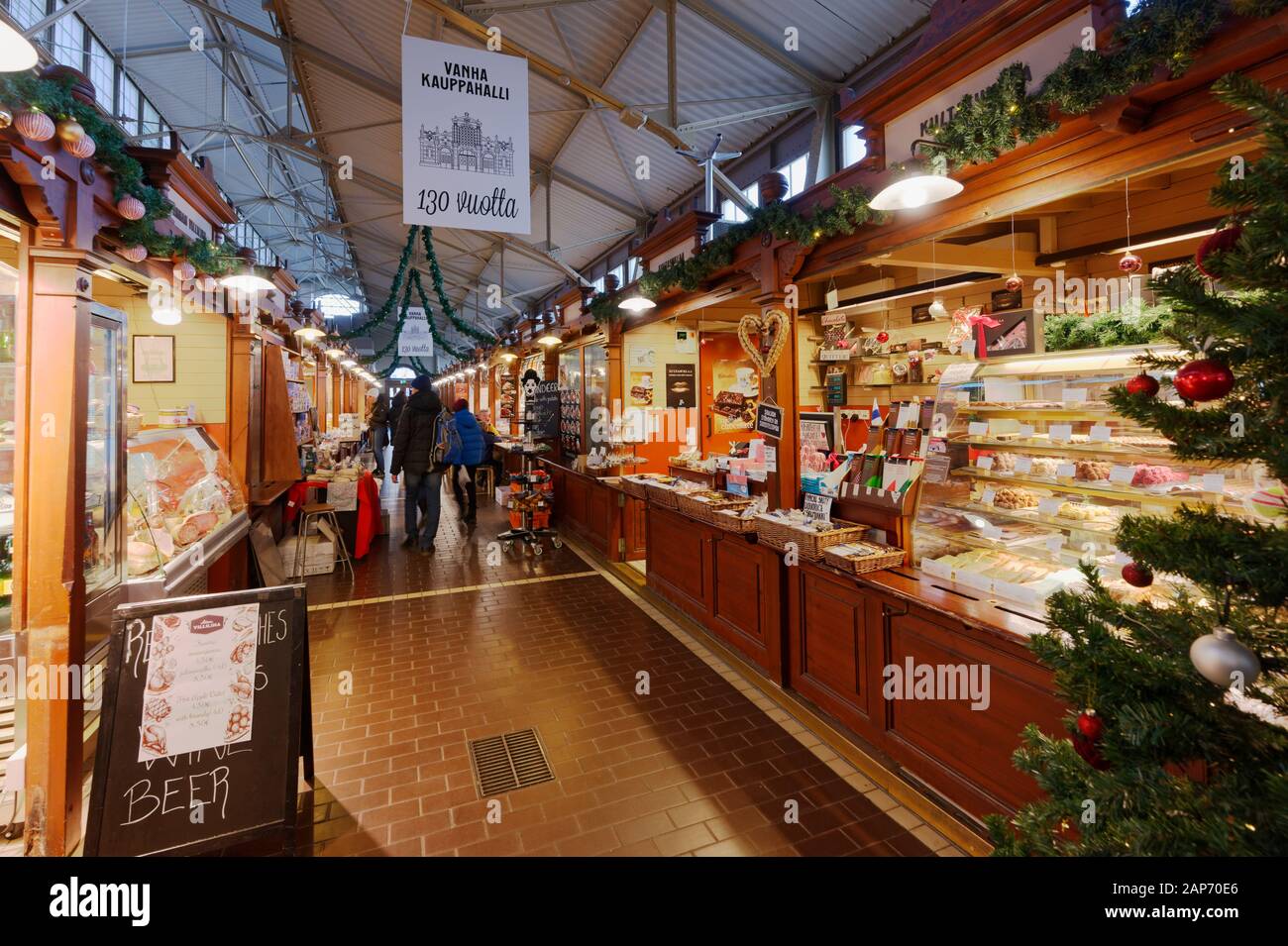 Old market hall helsinki christmas hi-res stock photography and images ...