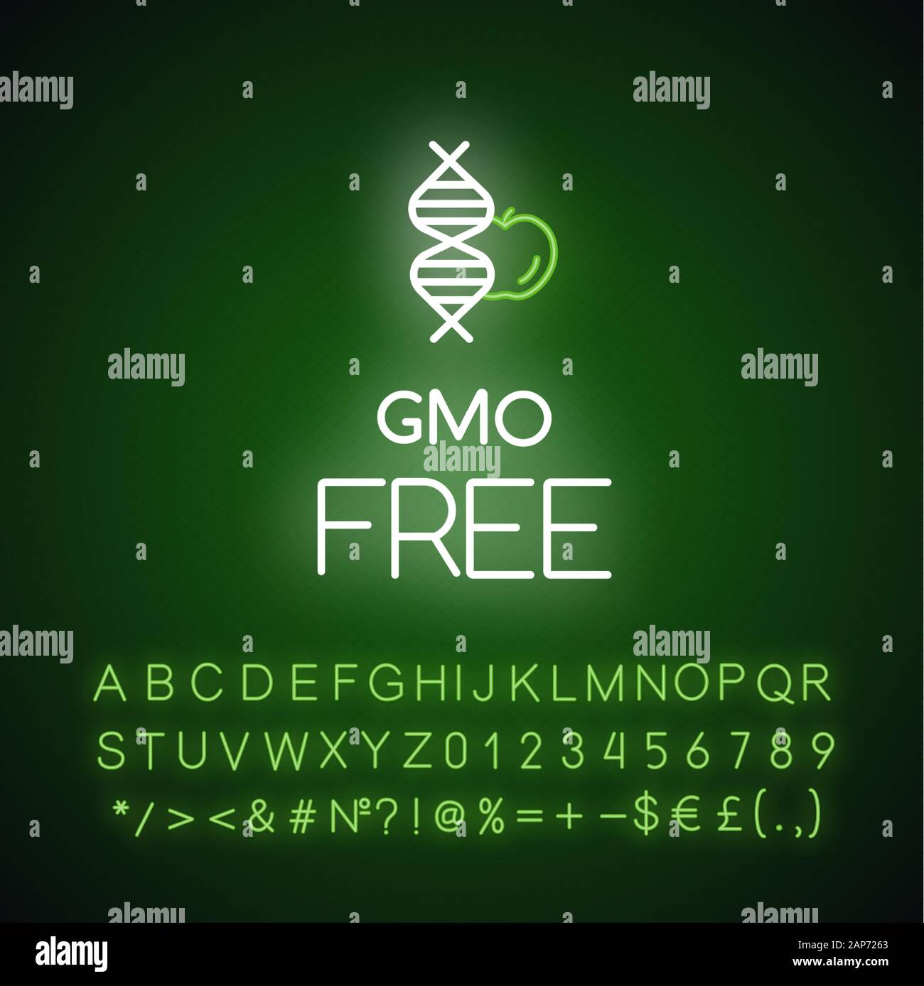 Genetically modified fruits vegetables Stock Vector Images - Alamy