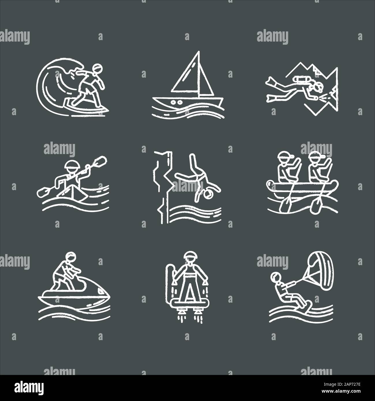 Cliff diving Stock Vector Images - Alamy