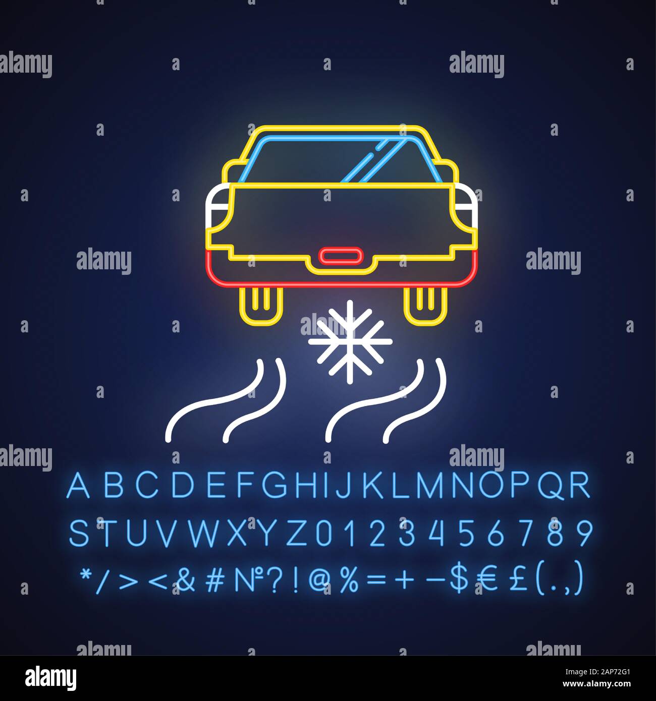 Driving realistic neon sign hi-res stock photography and images - Alamy