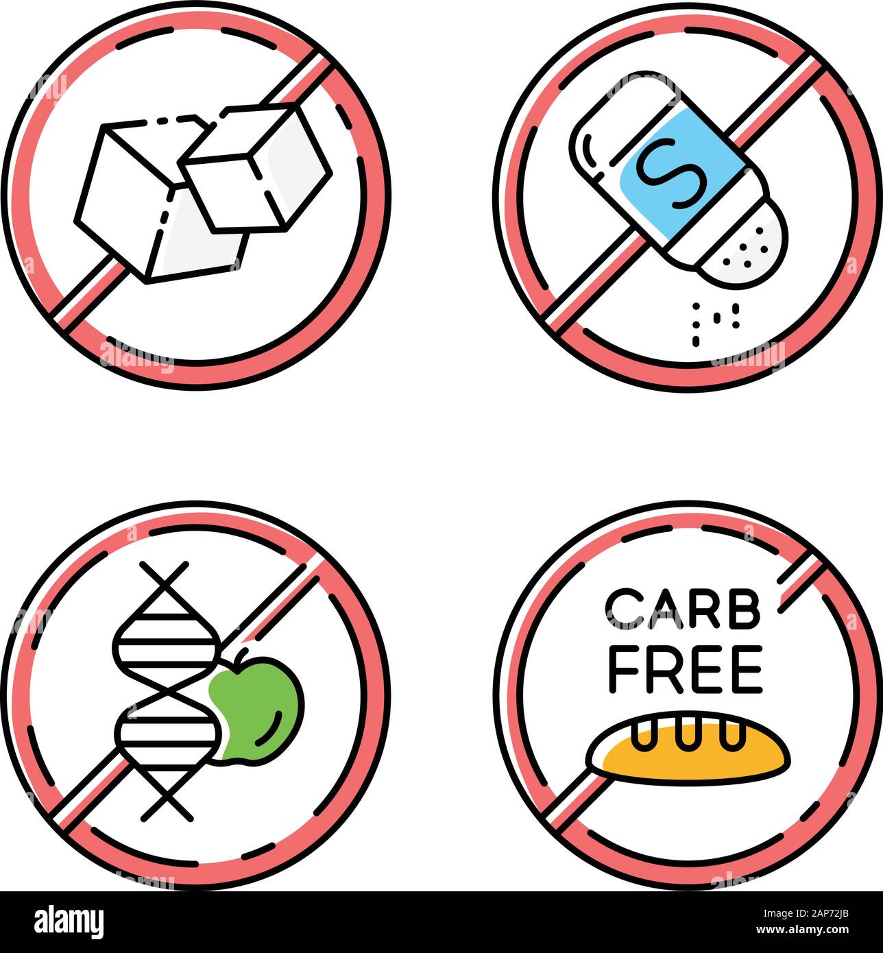 No carb Stock Vector Images - Alamy