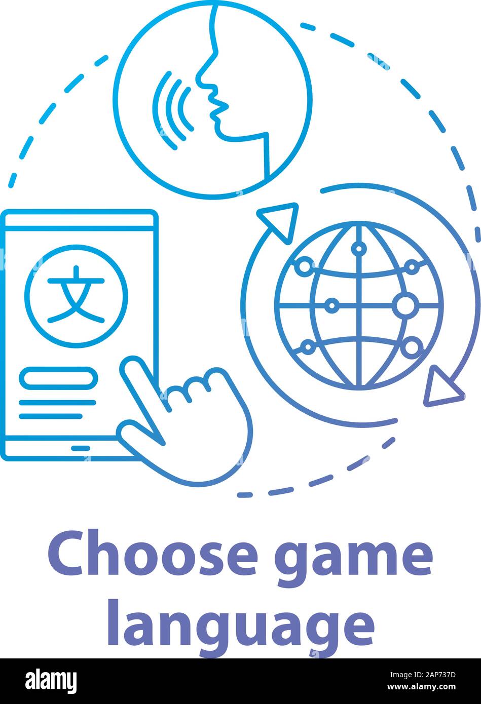 Linguistic choice Stock Vector Images - Alamy