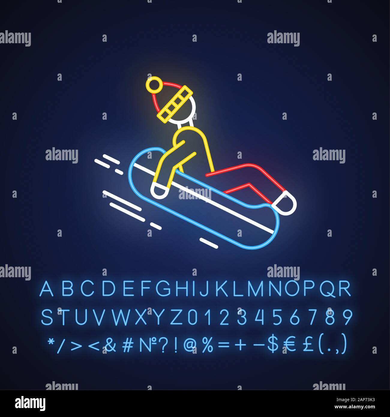 Neon Tubing Stock Vector Images - Alamy