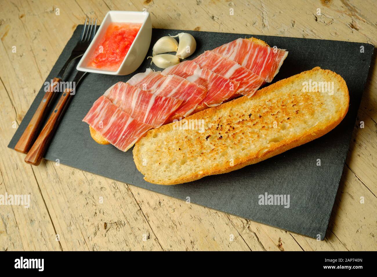 Iberico ham slate hi-res stock photography and images - Alamy
