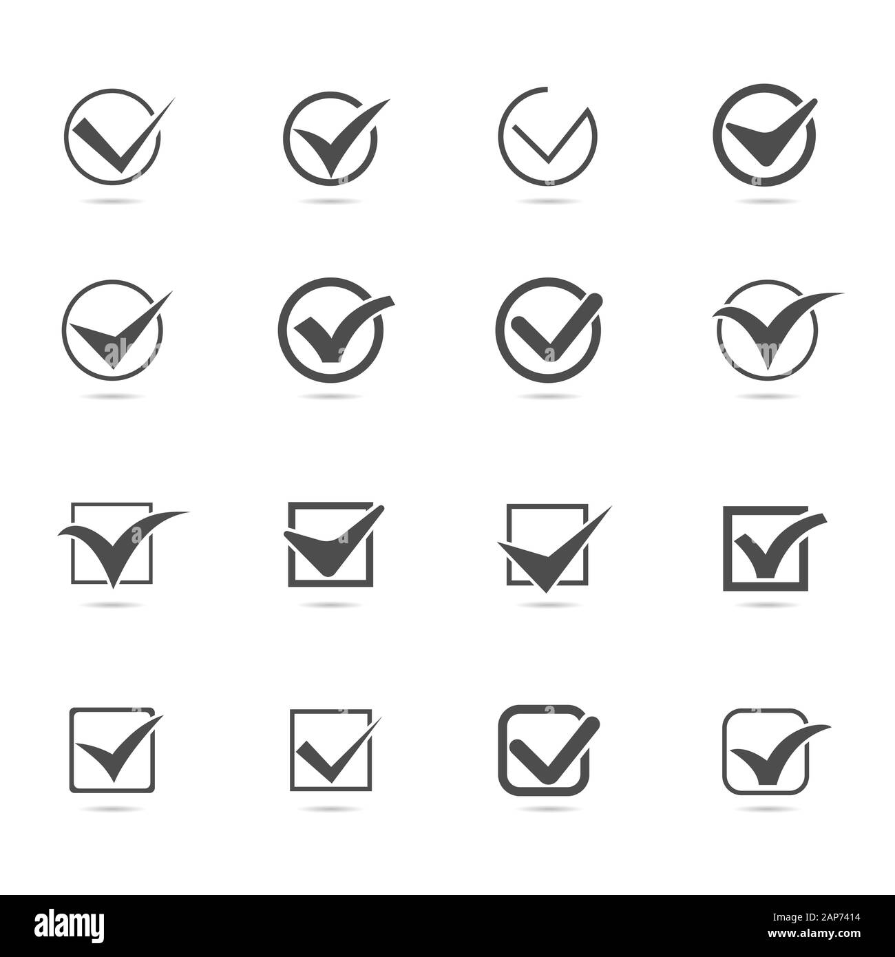 Checkbox Icon Set