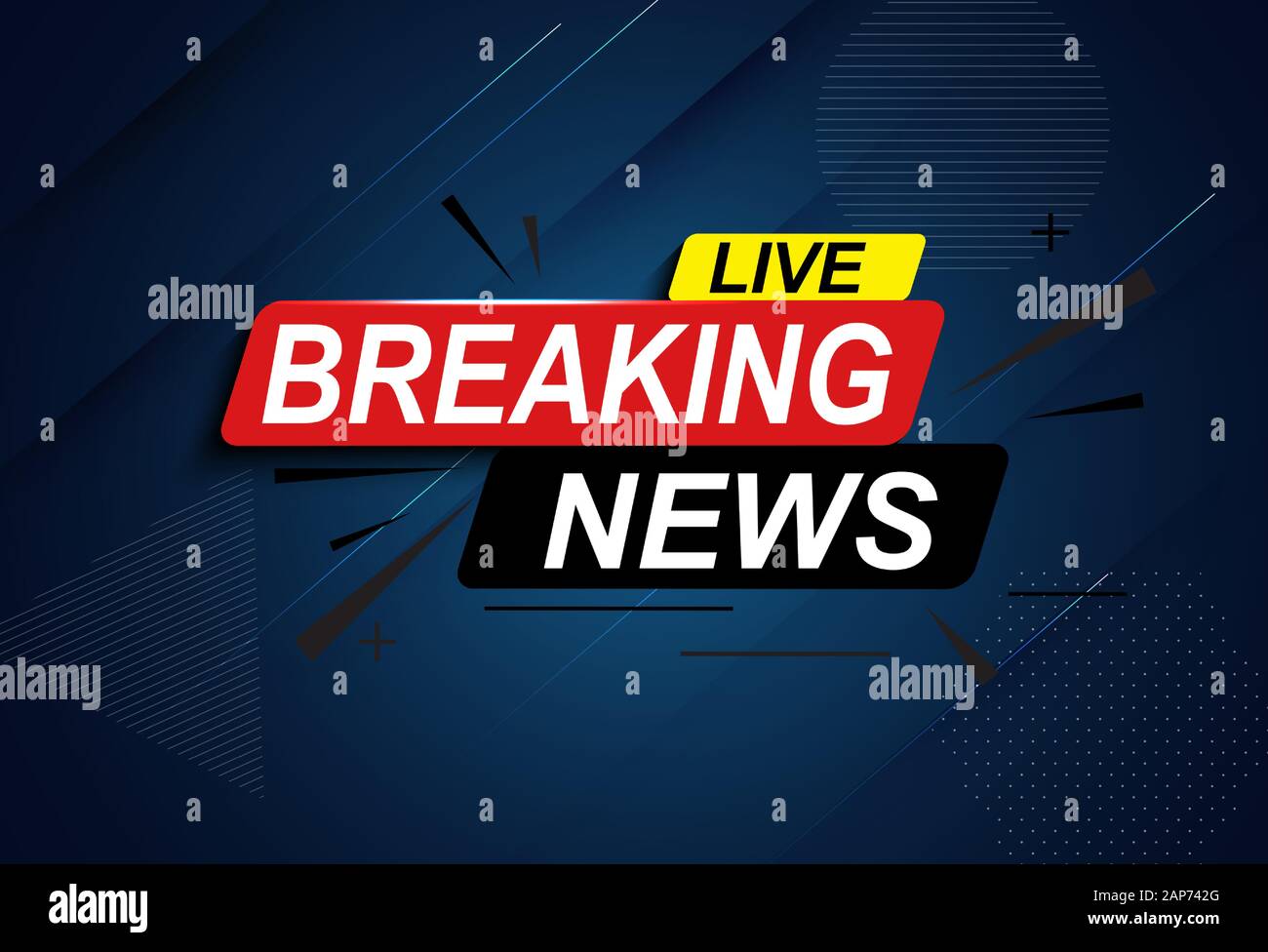 Live Breaking News Abstract Background Vector Illustration Stock Vector ...