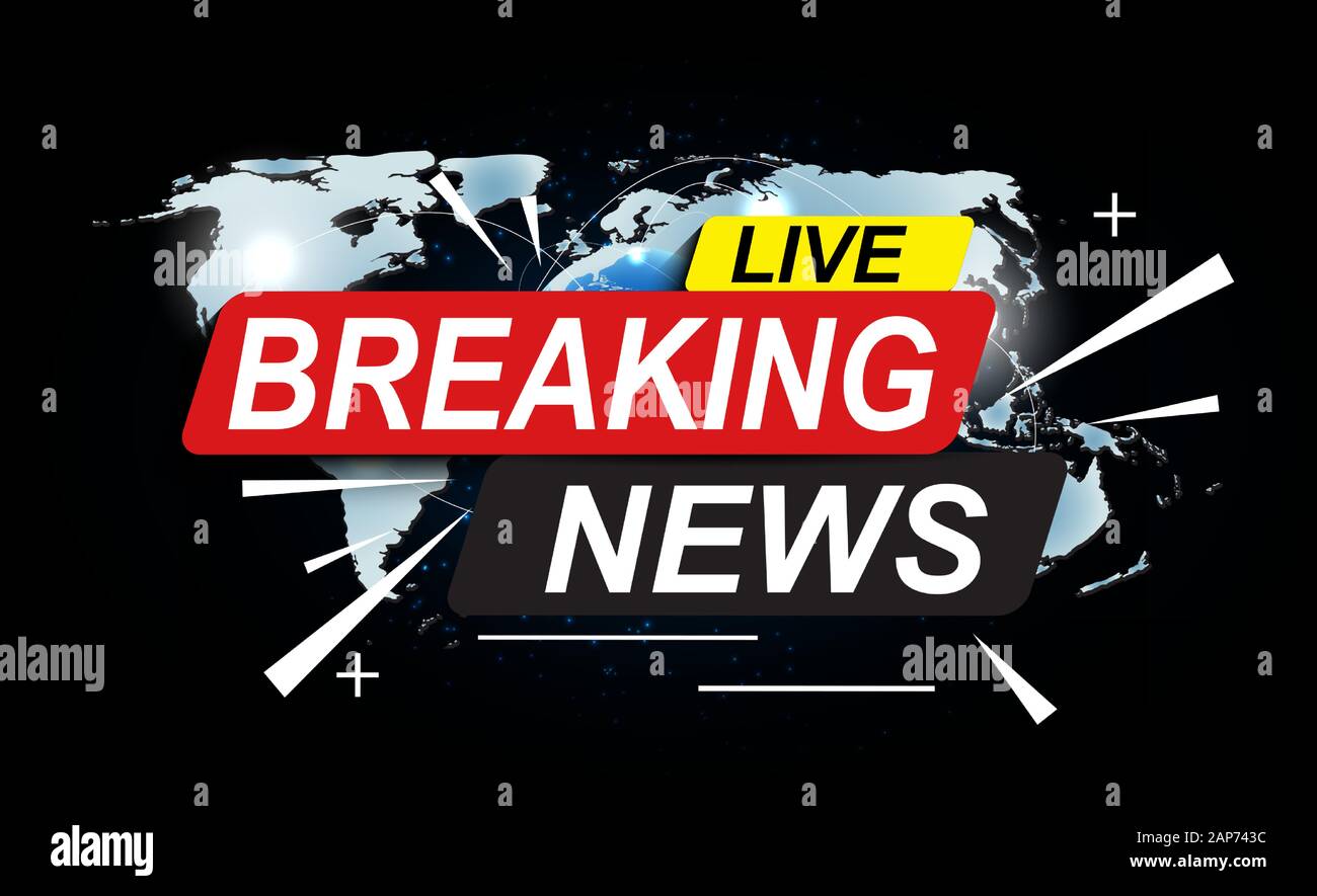 Live Breaking News Abstract Background Vector Illustration Stock Vector ...