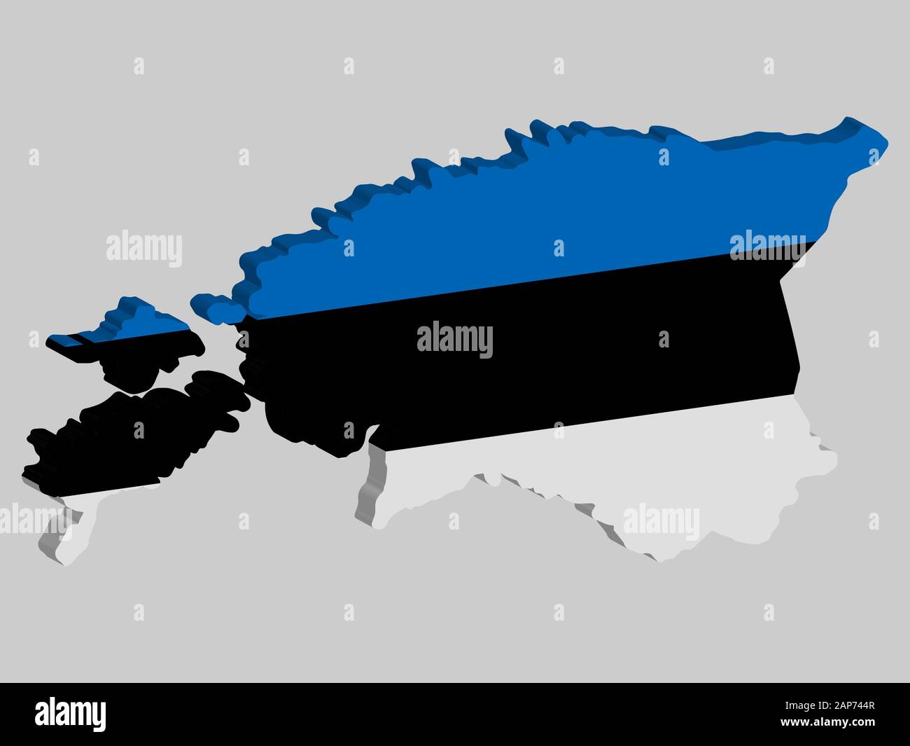 Estonian map Stock Vector Images - Alamy