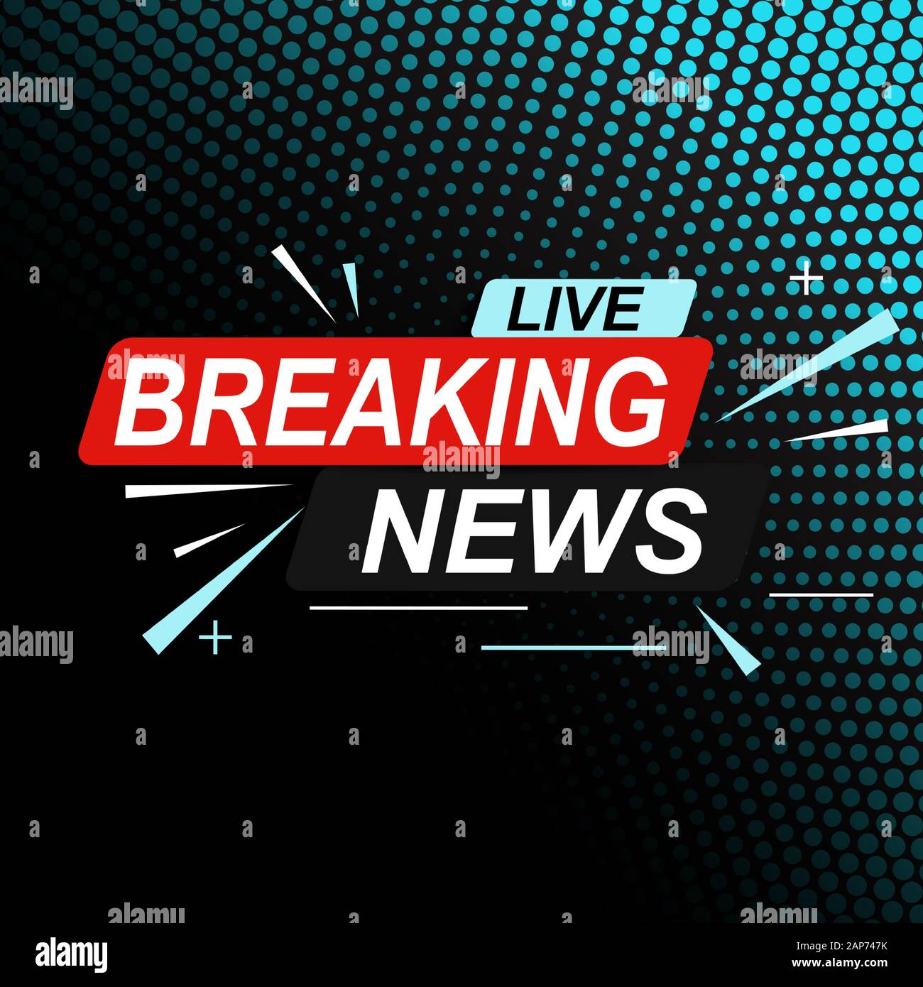 Live Breaking News Abstract Background Vector Illustration Stock Vector ...