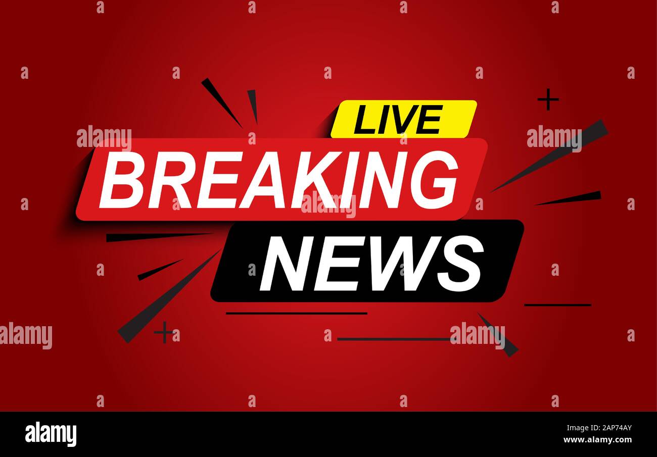 Live Breaking News Abstract Background Vector Illustration Stock Vector ...
