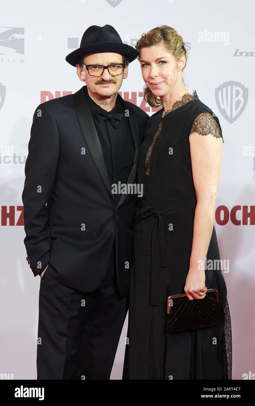 Berlin, Germany. 21st Jan, 2020. Milan Peschel and Brigitte Zeh, actor ...