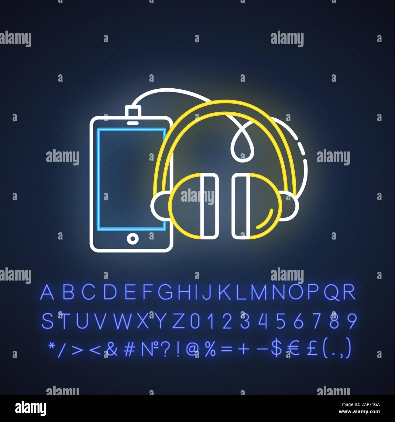 Online shopping headphone Stock Vector Images - Alamy